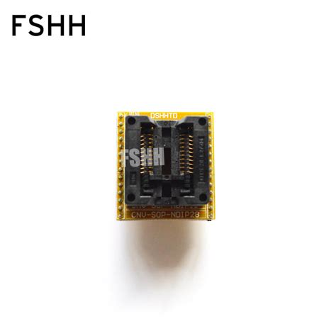 Mil SOP IC Test Socket OTS Wide Body SOIC SOP To DIP Programmer Adapter