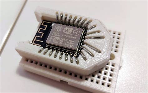 Esp8266 Socket Is A Snap Fit Breadboard Friendly Wonder Hackaday