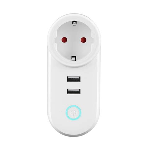 Wifi Wireless Remote Socket Eu Plug Usb Double Voi Grandado