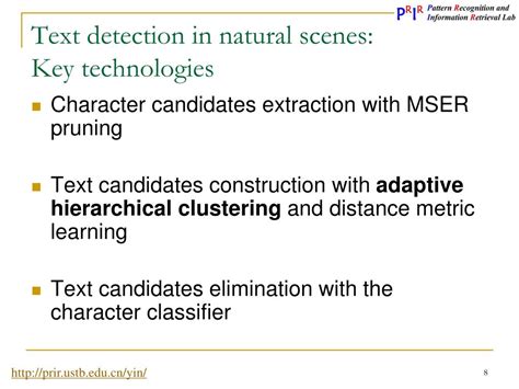 Ppt Robust Scene Text Detection With Adaptive Clustering Powerpoint