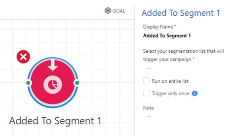 Added To Segment Trigger Click Support