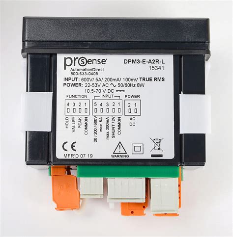 Digital Panel Meter 18 Din 14mm 5 Digit Tri Color Red Green Amber