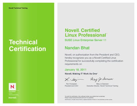 certification linux training and certification