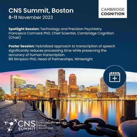 Cambridge Cognition On Linkedin Cnssummit2023