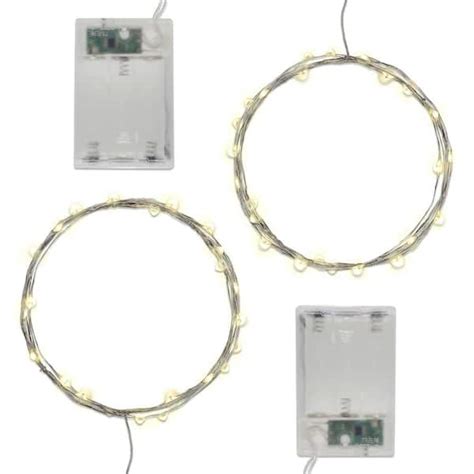 Battery Operated Timer String Lights The Home Depot