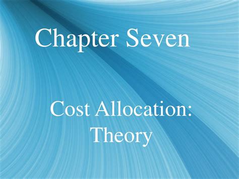 PPT Cost Allocation Theory PowerPoint Presentation Free Download ID 2775812