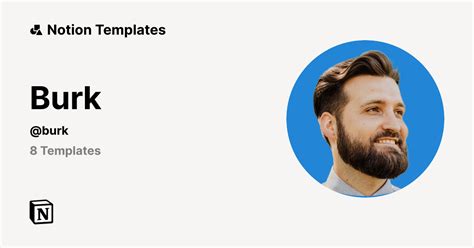Burk Template Creator Notion Marketplace