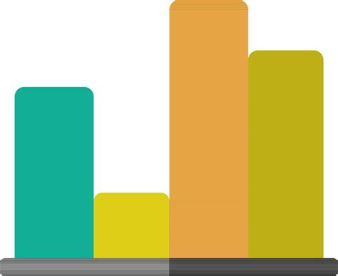 Colorful Graph Chart In Flat Style 24371357 Vector Art At Vecteezy