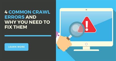 4 common crawl errors and why you need to fix them