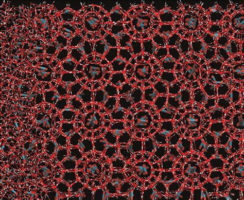 Snapshot Of Molecular Dynamics Simulation Featuring Carbon Dioxide