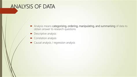 Data Collection Tabulation Processing And Analysis Pptx