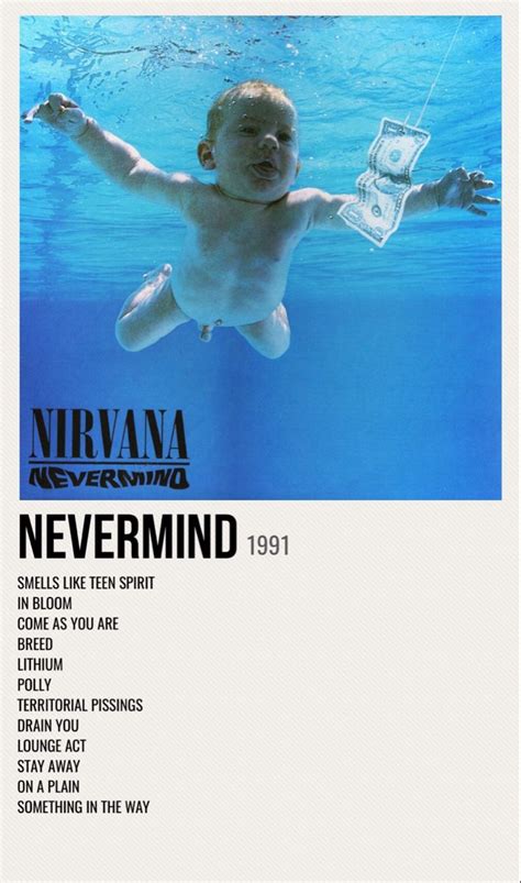 Nevermind Music Poster Ideas Nirvana Poster Band Posters