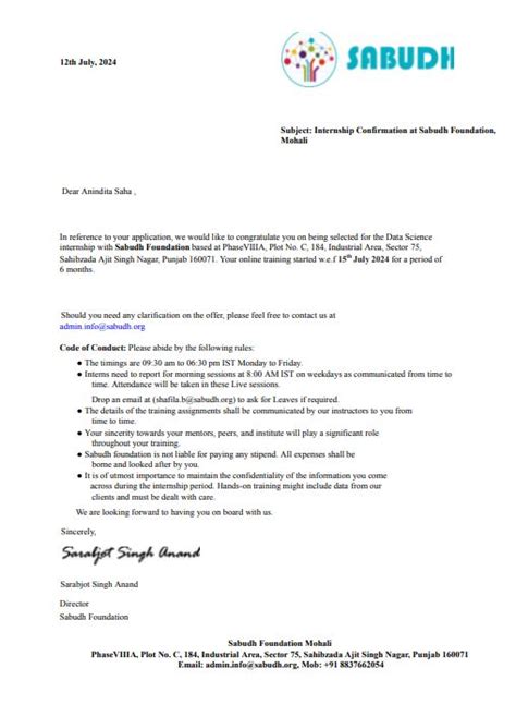 Anindita Saha On Linkedin Datascience Internship Sabudhfoundation Machinelearning Ai