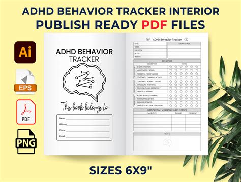 Adhd Behavior Tracker Graphic By Minimal Artistry · Creative Fabrica