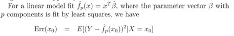 Machine Learning Derivation Of The Linear Regression In Sample Error