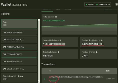 Bug A Transaction Is Always In Pending But Actually Done On The Chain Issue Chia