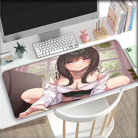 Anime Girl Sexy Boobs Large Extended Gaming Mouse Pad Mat Wide And Long Mousepad Ultra