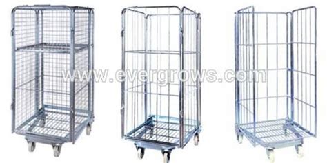 롤과 접을 수있는 롤 컨테이너 트롤리 의 고품질 롤과 접을 수있는 롤 컨테이너 트롤리