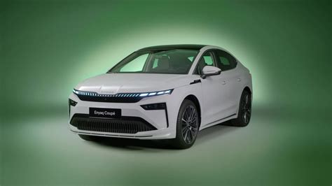 Der Neue Škoda Enyaq Tech Deck Face Und Matrix Led Hauptscheinwerfer