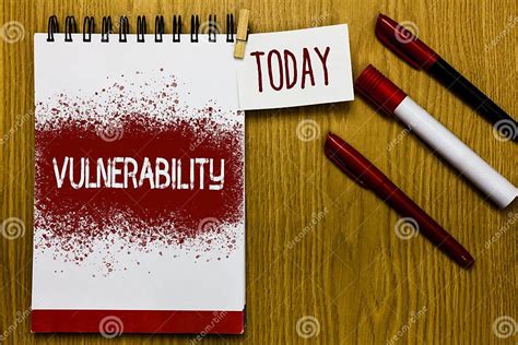 Text Sign Showing Vulnerability Conceptual Photo Information Susceptibility Systems Bug