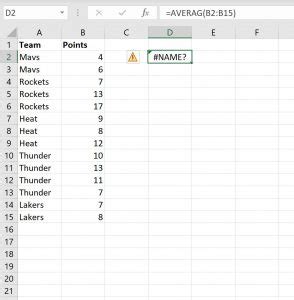 How To Fix The NAME Error In Excel 3 Examples