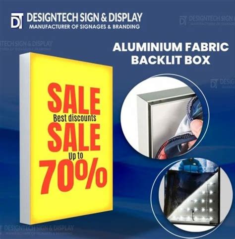 Led Aluminum Backlit Fabric Display At ₹ 750 Sq Ft In Palghar Id