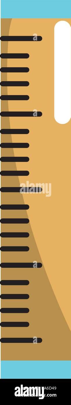 Ruler School Tool Object Design Stock Vector Image And Art Alamy