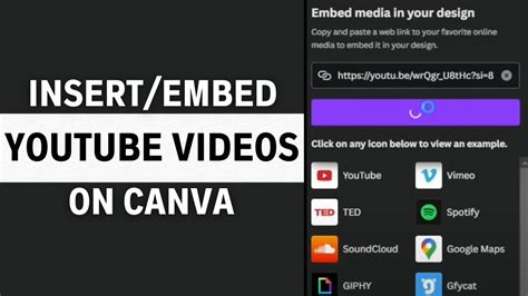 How To Insert Embed YouTube Video In Canva YouTube