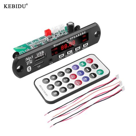 kebidu built in 2 15w loudspeaker wireless bluetooth 5 0 mp3 decoder