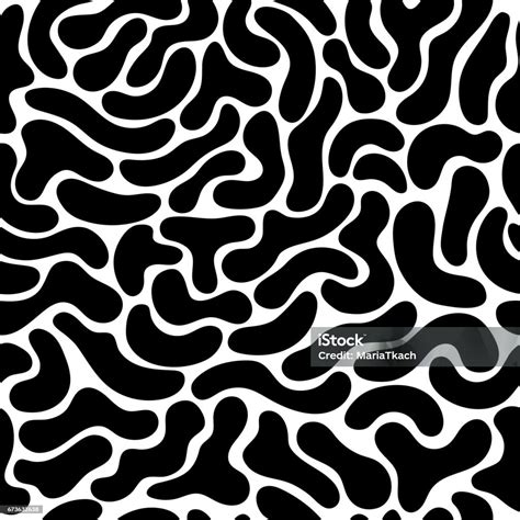 개요 Blob 원활한 배경 0명에 대한 스톡 벡터 아트 및 기타 이미지 0명 개념 검은색 Istock