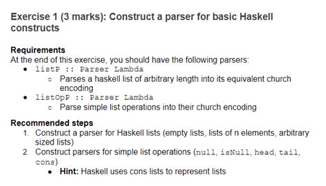 Exercise Marks Construct A Parser For Basic Chegg