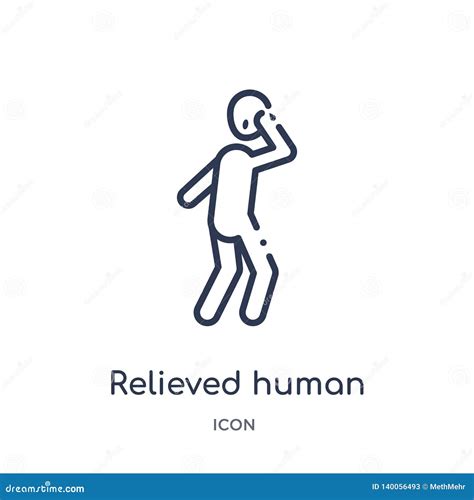 Linear Feelings Icon From Brain Process Outline Collection Thin Line Feelings Vector Isolated