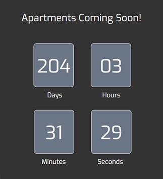 Solapa Meteorito Ganancia Responsive Countdown Timer Odiseo Brisa James