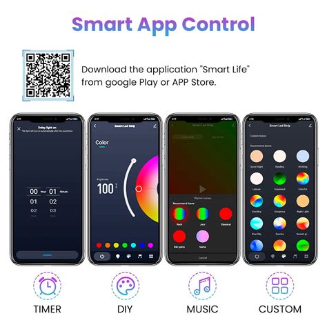 Rgb Led Smart 4 Pin Dual Strip Light Controller With Remote Concept Kart