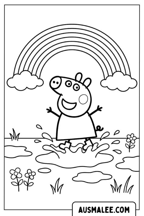 14 Zauberhafte Regenbogen Ausmalbilder Kostenlos