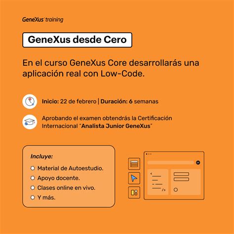¡aprende genexus desde cero cuti