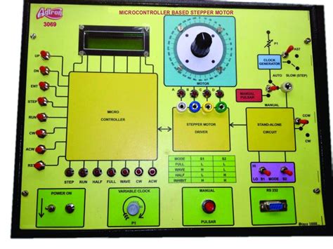 microcontroller based stepper motor trainer adtron technologies