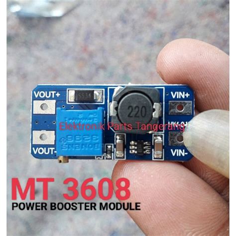Jual MT3608 DC STEP UP 2A POWER BOOSTER MODULE ARDUINO RASPBERRY MT 3608 MODULE STEP UP MODUL