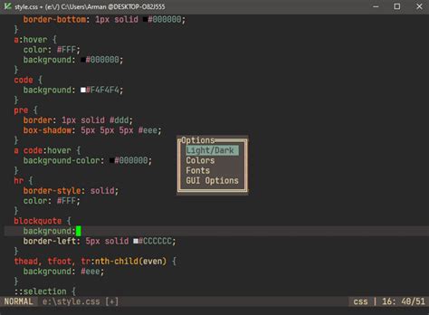 Gui Color Picker For Windows Rvim
