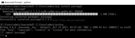 Anaconda 通过pip 安装python Psycopg2anaconda Psycopg Csdn博客