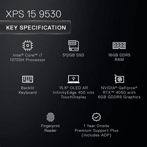 Dell XPS 15 9530 2023 Xn95300ucfgm01crs1 Launched In India Core I7 13700H RTX 4050 Tech