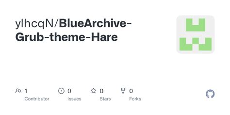 GitHub YlhcqN BlueArchive Grub Theme Hare
