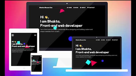 Create A Custom And Awesome Static Website Using Html Css And Javascript By Bhaktabhusandas Fiverr