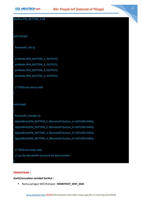 Pengendali Lampu Berbasis Iot Dengan Remote Xy Untuk Menyalakan Lampu Pdf