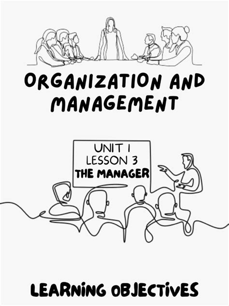 unit 1 lesson 3 organization and management pdf