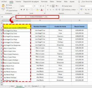 Función BUSCARV con dos o más Criterios de Búsqueda