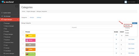 How To Add New Categories And Stickers MooSocial