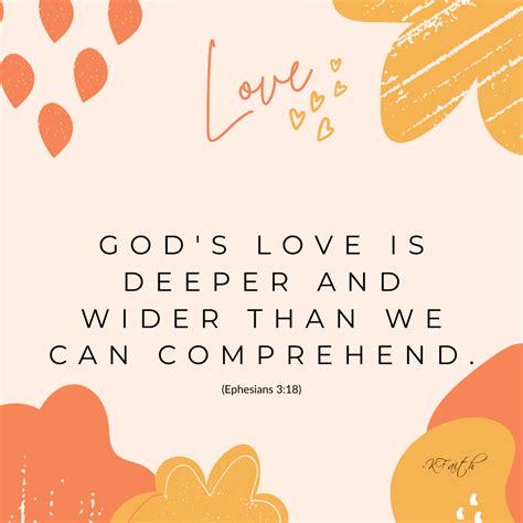 Gods Love Is Deeper And Wider Than We Can Comprehend ~kfaith