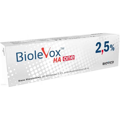 Biolevox Ha One 2 5 4 8 Ml 1 Syringe Pahrmacydiscount