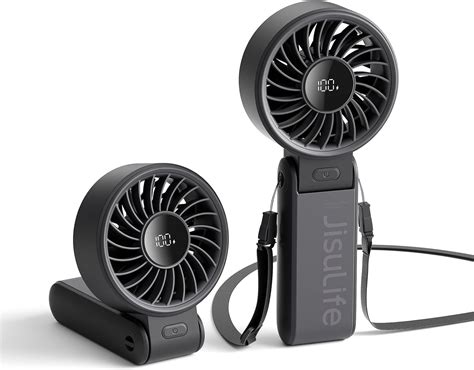 Jisulife Handheld Fan Life72024 Powerful Portable Fan With Led Display